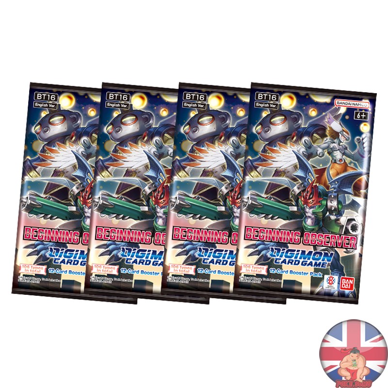 Display Beginning Observer BT16 - 24 Boosters Digimon