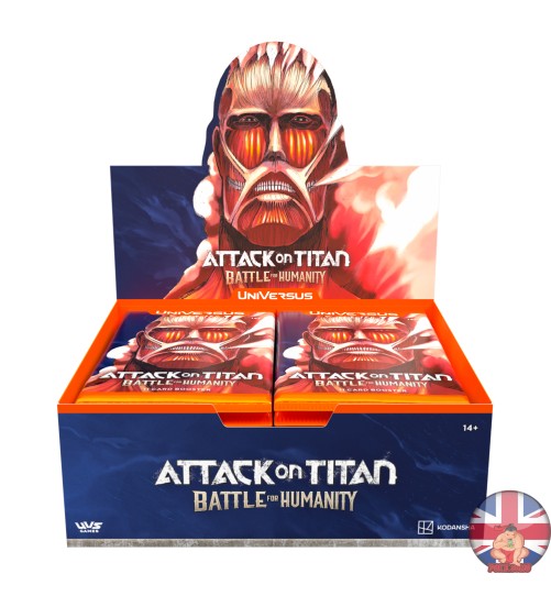 Display Universus CCG Attack on Titan Battle for Humanity 24 boosters