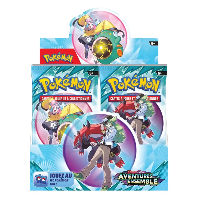Pack Complet EV09 : Display, ETB, Tripacks & Arset de 4 boosters